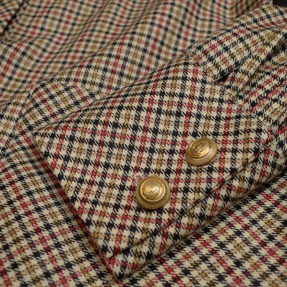 Daks | Dresses | Nwt Daks House Check Wool Shirts Dress Us4 | Poshmark